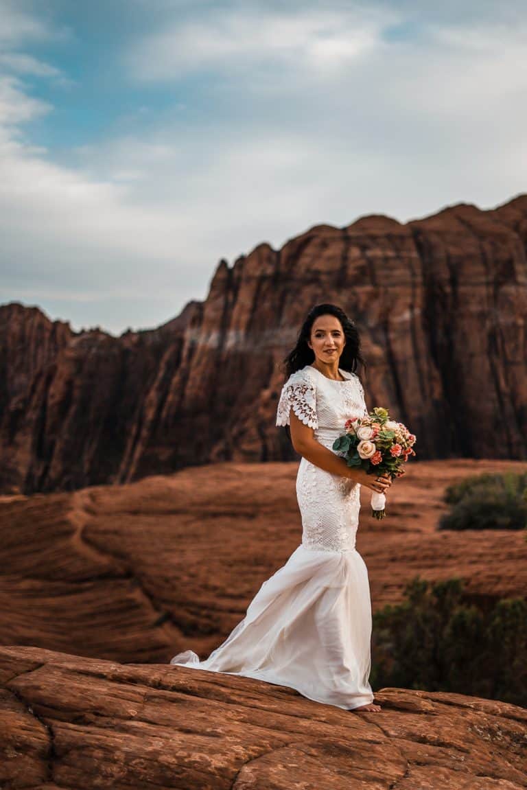 Utah Elopement Inspo in Snow Canyon State Park | Forever to the Moon